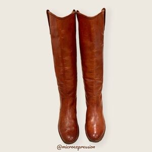 Frye | Shoes | Frye Jackie Button Tall Brown Leather Heeled Boot | Poshmark